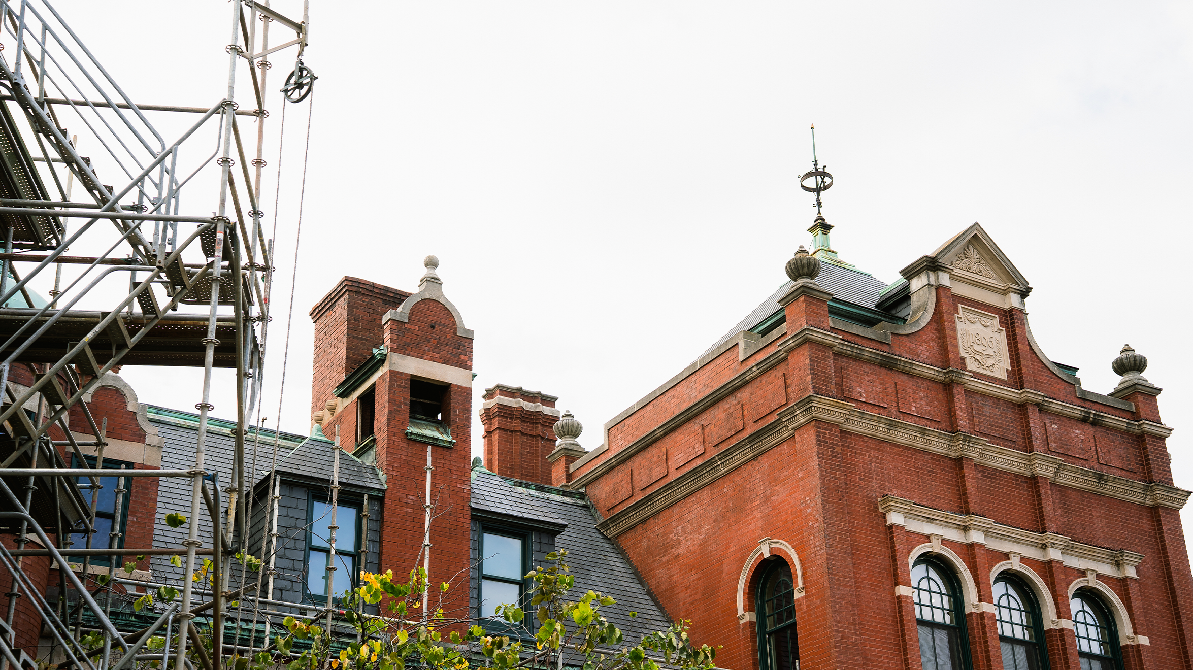Historic Roof Replacement Underway at Vanderslice Hall, Circle Drive ...